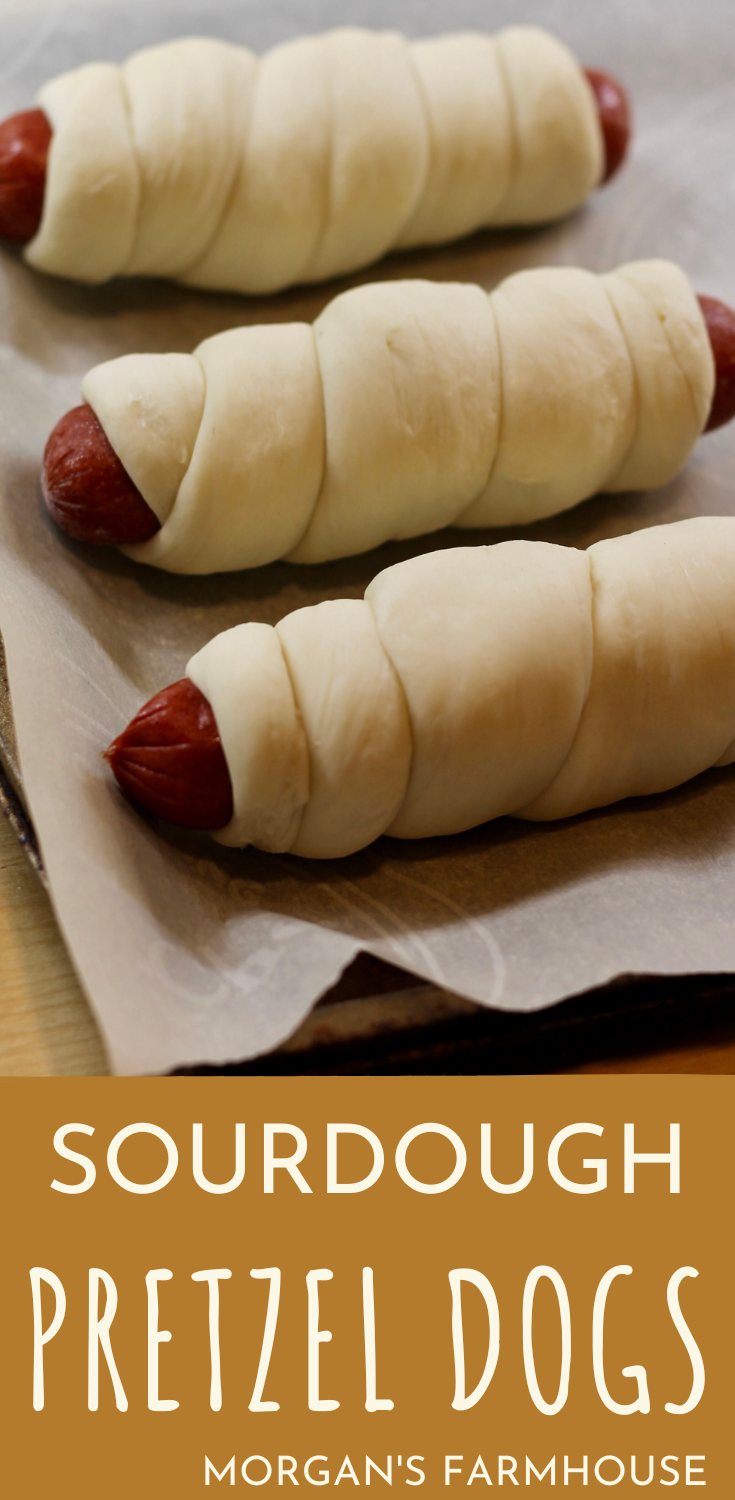 Sourdough Pretzel Dogs - Morgan's Farmhouse